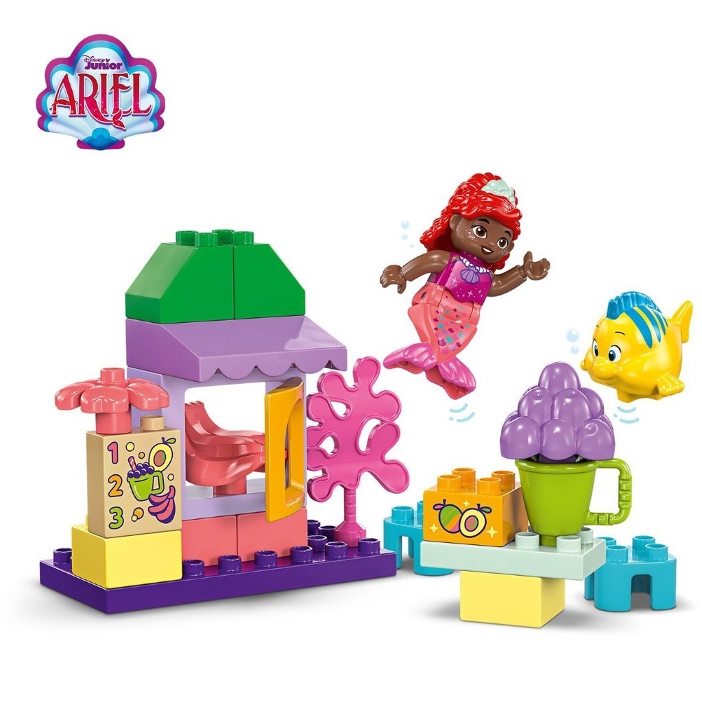 LEGO 10420 Duplo Disney Ariel and Flounder's Cafe Stand Building Toy ...