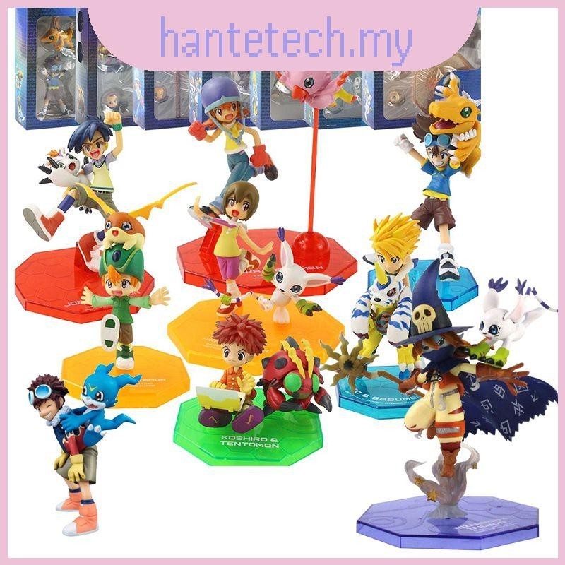 Digital Monster Digimon Action Figure Toys Yagami Taichi Agumon Ishida ...
