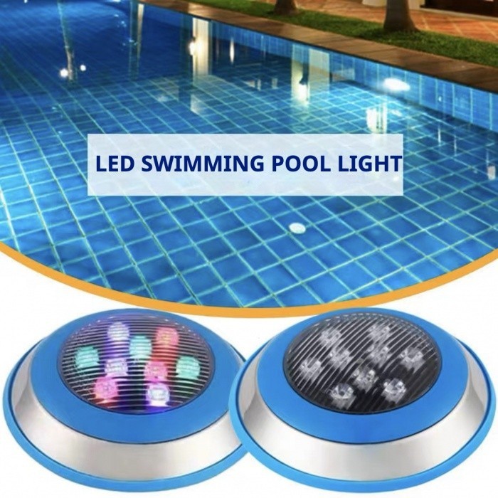 LED RGB Underwater Wall Light, Outdoor Waterproof Remote Control ...
