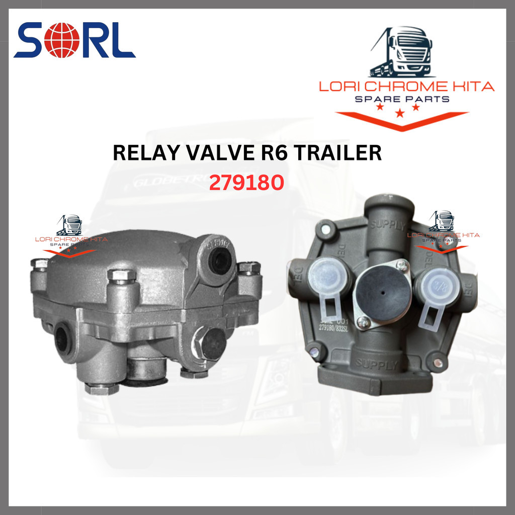 LORI CHROME KITA RELAY VALVE R6 TRAILER 279180 SORL | Shopee Malaysia