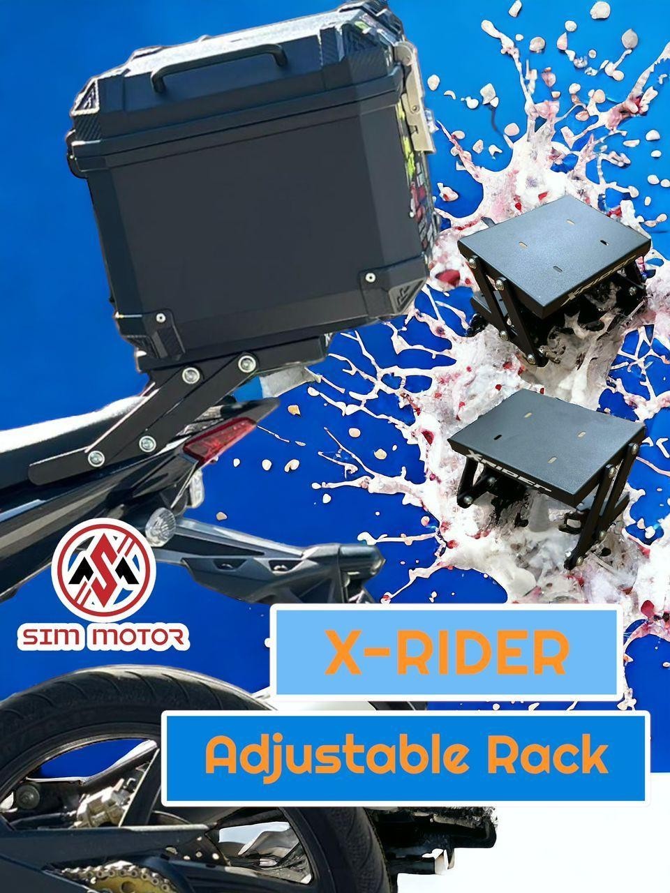 LC135 RSX150 RS150R MagicBoy Adjustable Rack Box MONORACK ADJUSTABLE ...