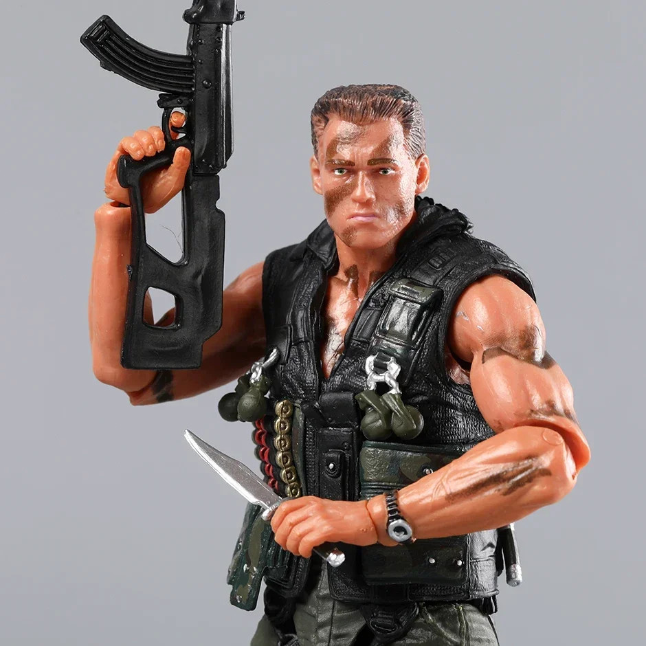NECA Commando 30th Anniversary Ultimate John Matrix Joints Moveable ...