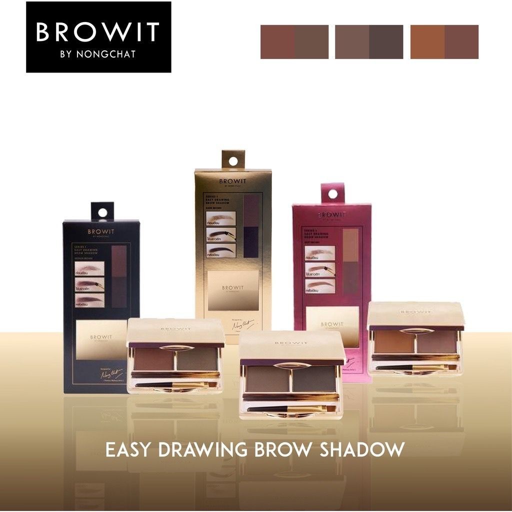 Browit by Nongchat Professional Brow Series I Easy Drawing Brow Shadow ...