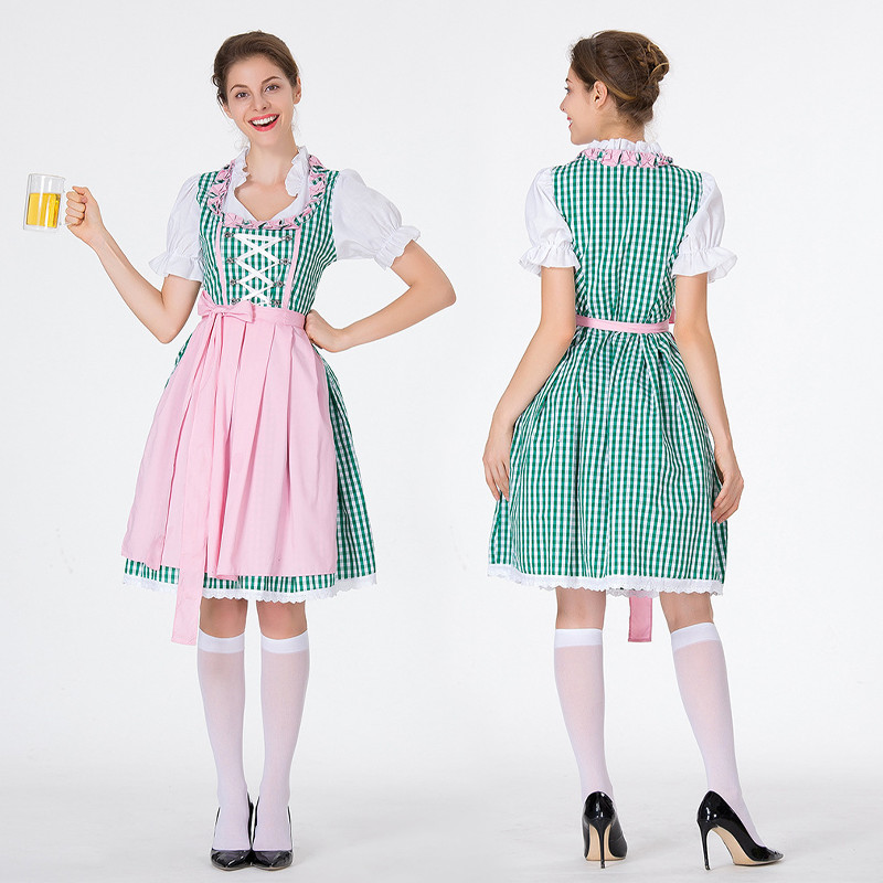 Traditional Sexy Wench Dress German Oktoberfest Costume For Adult Women ...