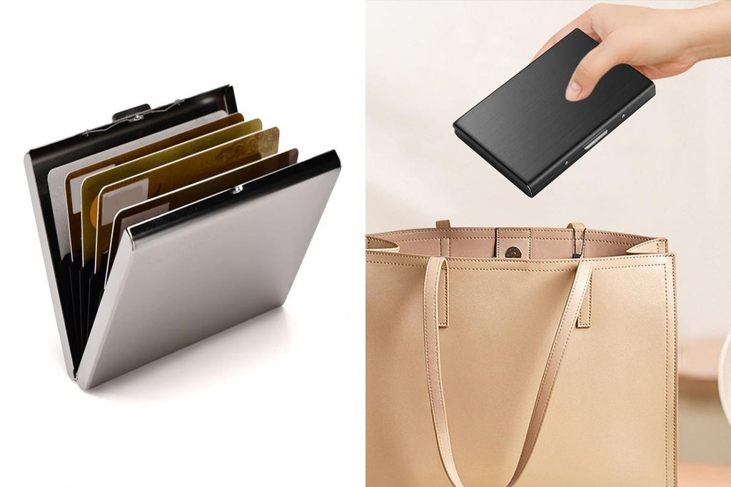 Han Stainless Steel Credit Card Holder Credit Card Organizer Ultra-slim ...