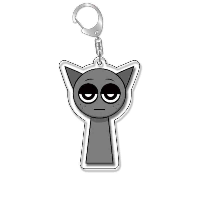 Sprunki Keychain: Spunky Acrylic (Flat) Loves For Kids Incredibox ...