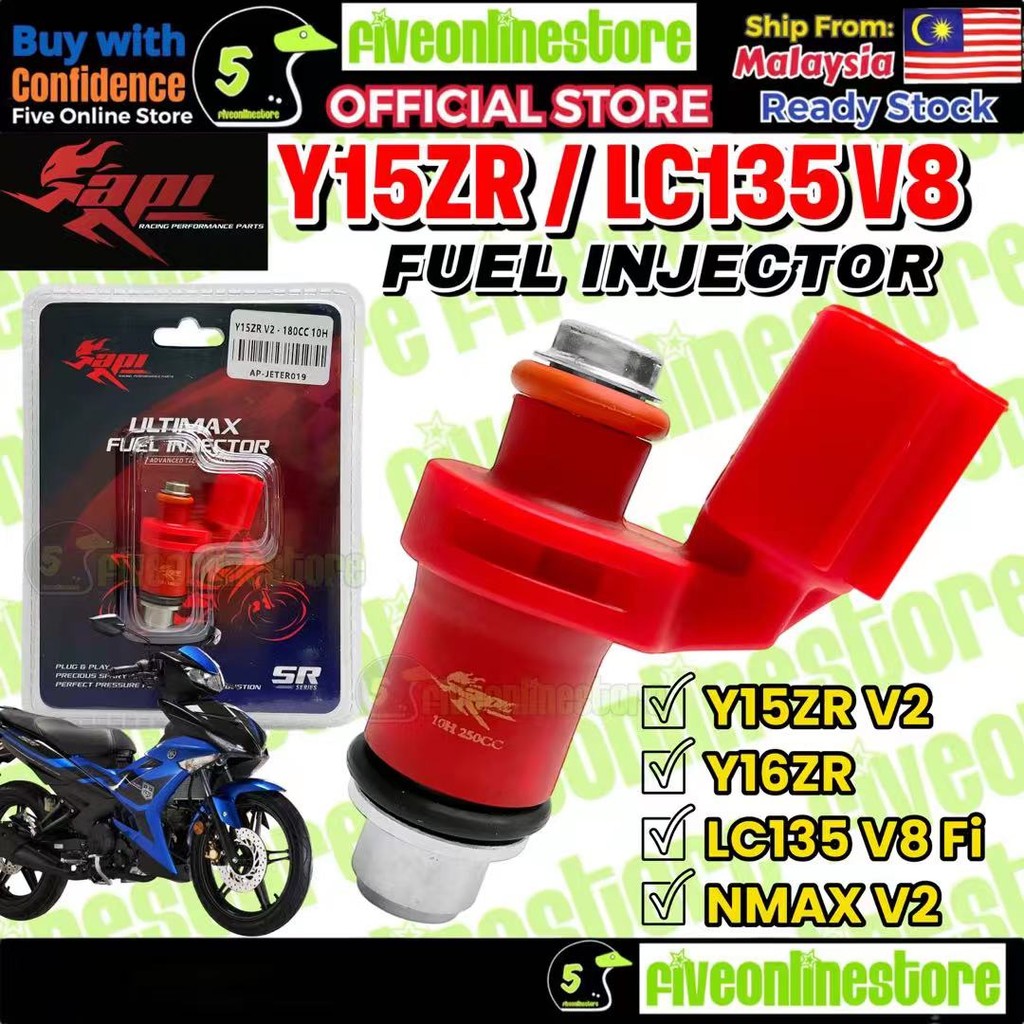 API Motor Injector Fuel For Y15ZR V2 Y16ZR LC135 V8 Fi NMAX V2 160CC ...