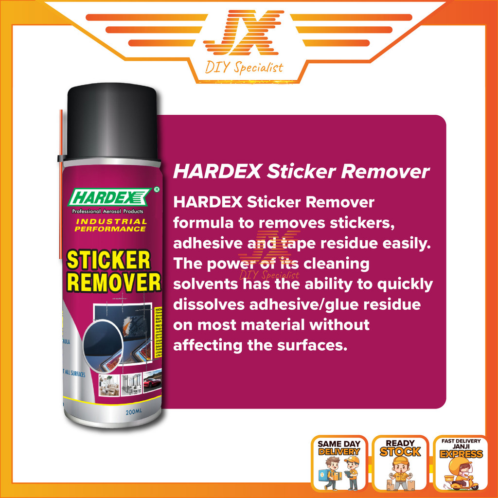 HARDEX Sticker Remover Spray Adhesive Sticker Remover Spray Double Tape ...