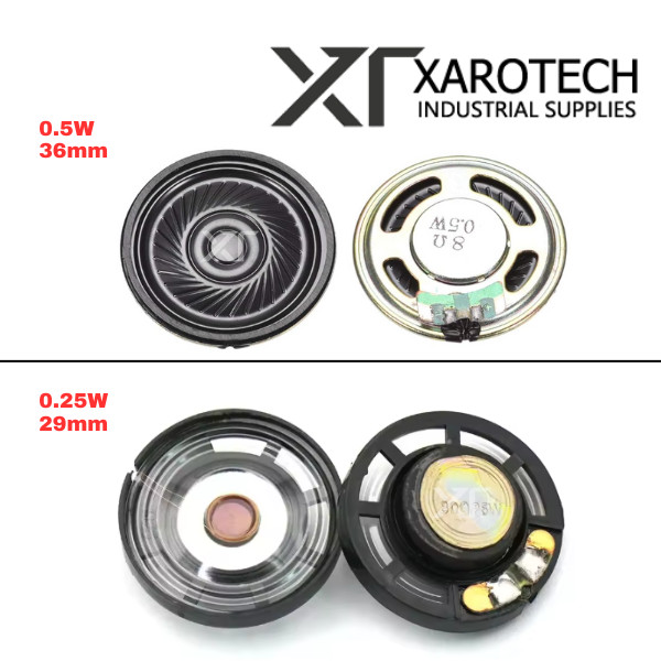 Speaker 8 ohm 0.5W(36mm) / 0.25W(29mm) Buzzer Loud Piezo for Toy DIY ...