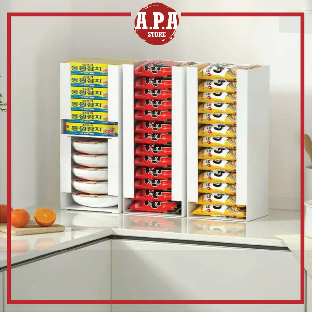 APA Instant Noodle Storage Rack Box Drawer Compartment Face Mask ...