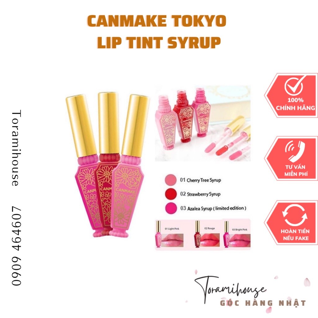 in stock Canmake Lip Tint Syrup (Made in Japan) | Shopee Malaysia