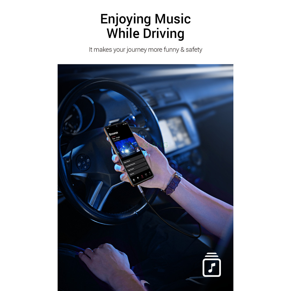 UGREEN 3.5mm Aux Cable 4 Pole TRRS 4-Conductor Auxiliary Male to Male ...