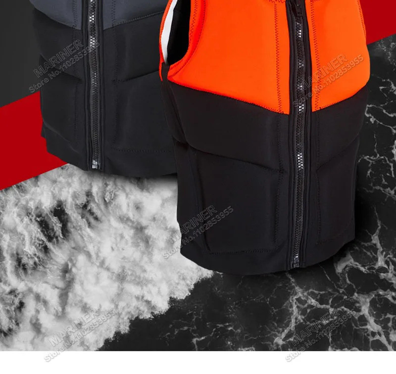 [Warrior2] Adult Life Jacket, CE/PPE Certification, Neoprene Vest ...