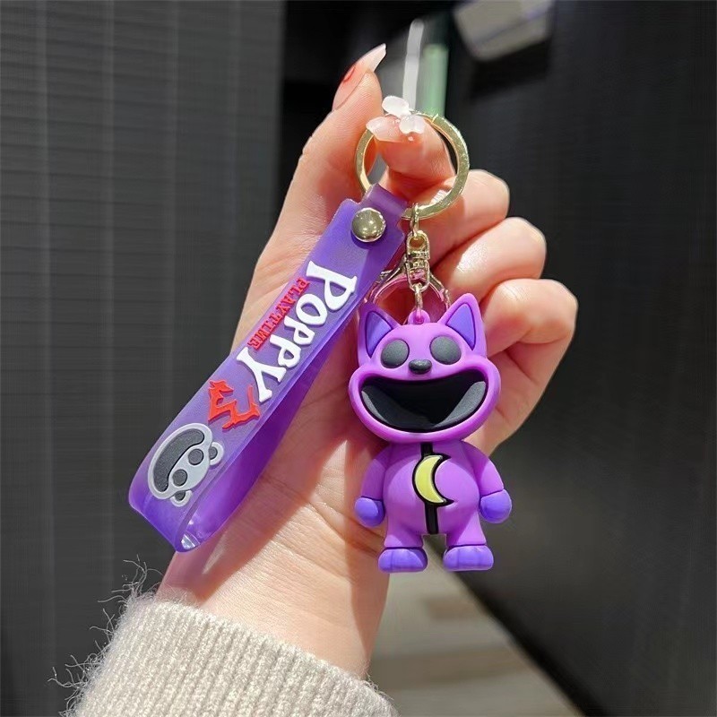 Smiling Critters Game Key Chain Poppy Playtime Pendant Cartoon Ornament ...
