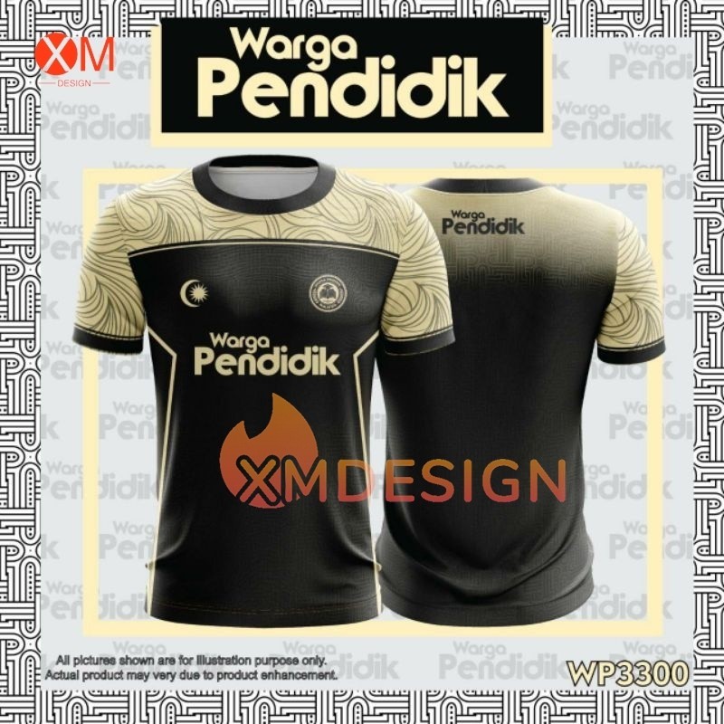 [MNF WP3300] Warga Pendidik Muslimah Short Sleeve Long Sleeve Collar ...