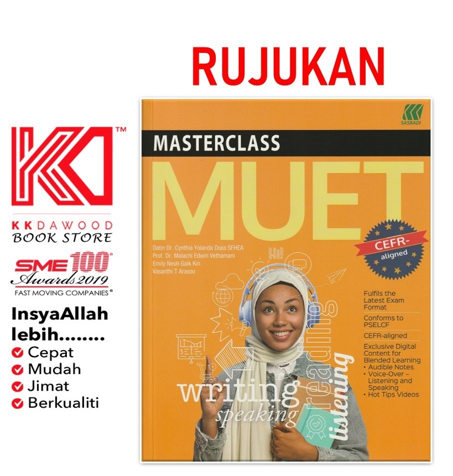 [KKD] Sasbadi: Masterclass MUET CEFR-Aligned | Shopee Malaysia