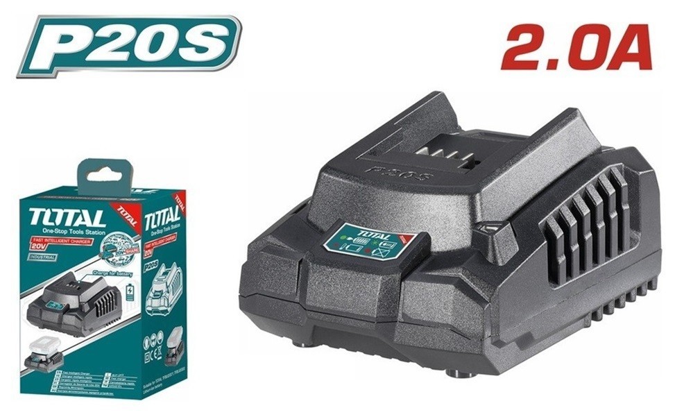Total Battery 20V Li ion Battery 4.0Ah Battery TFBLI20021 Cordless ...