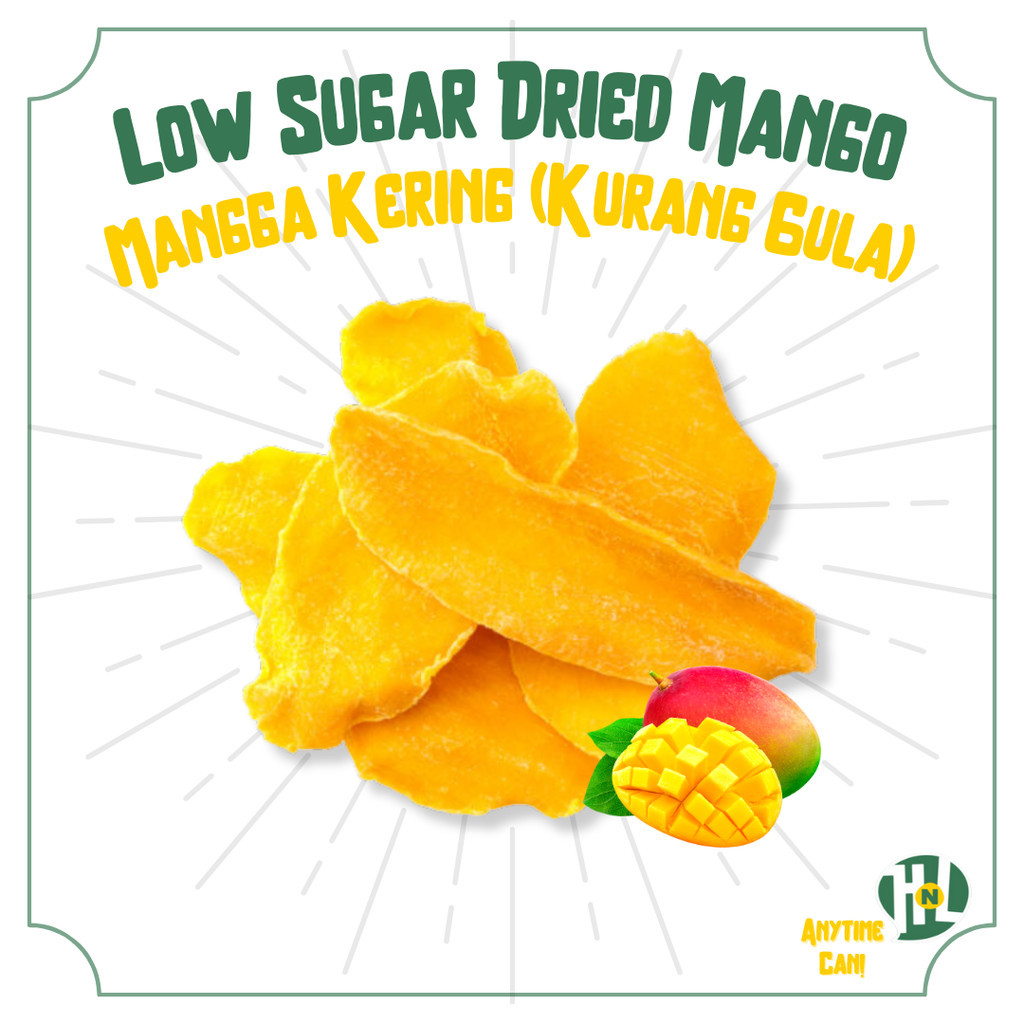 H&L Grade A+ Dried Mango Slices (Low Sugar, Less Sweet) | 泰国芒果干（低糖、少甜 ...