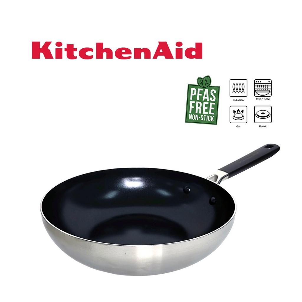 KitchenAid Classic Ceramic 28cm Wok | Shopee Malaysia