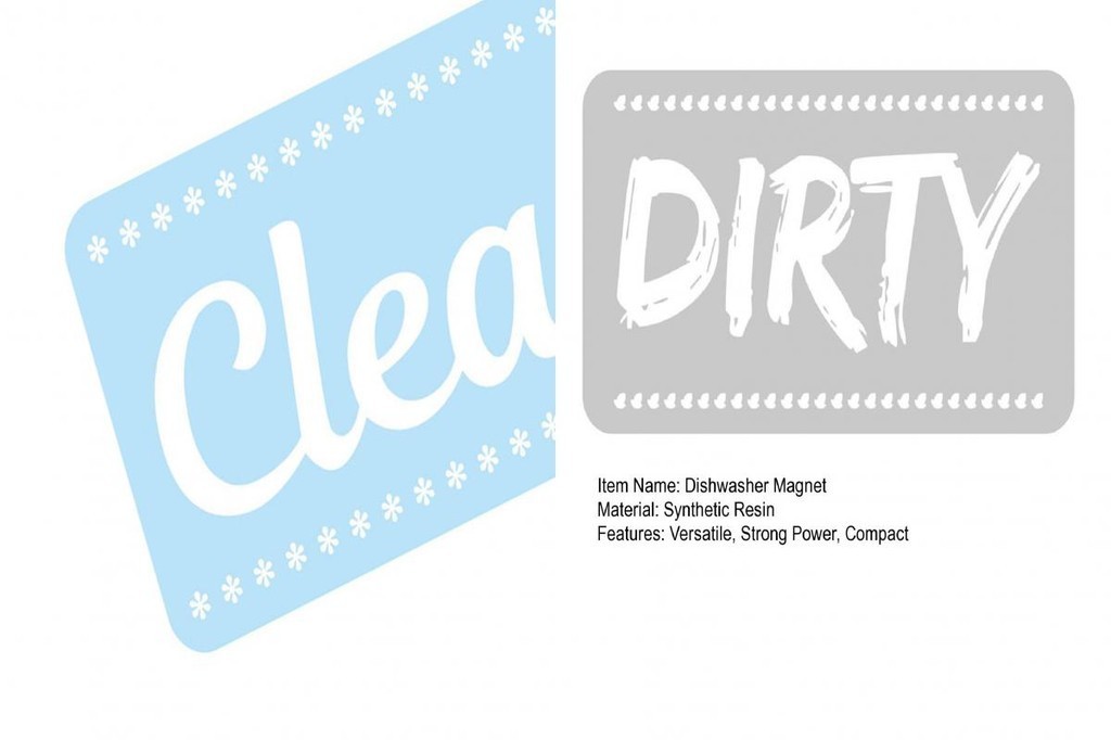 HOT Dishwasher Clean Dirty Tag Kitchen Dishwasher Indicator Magnet ...