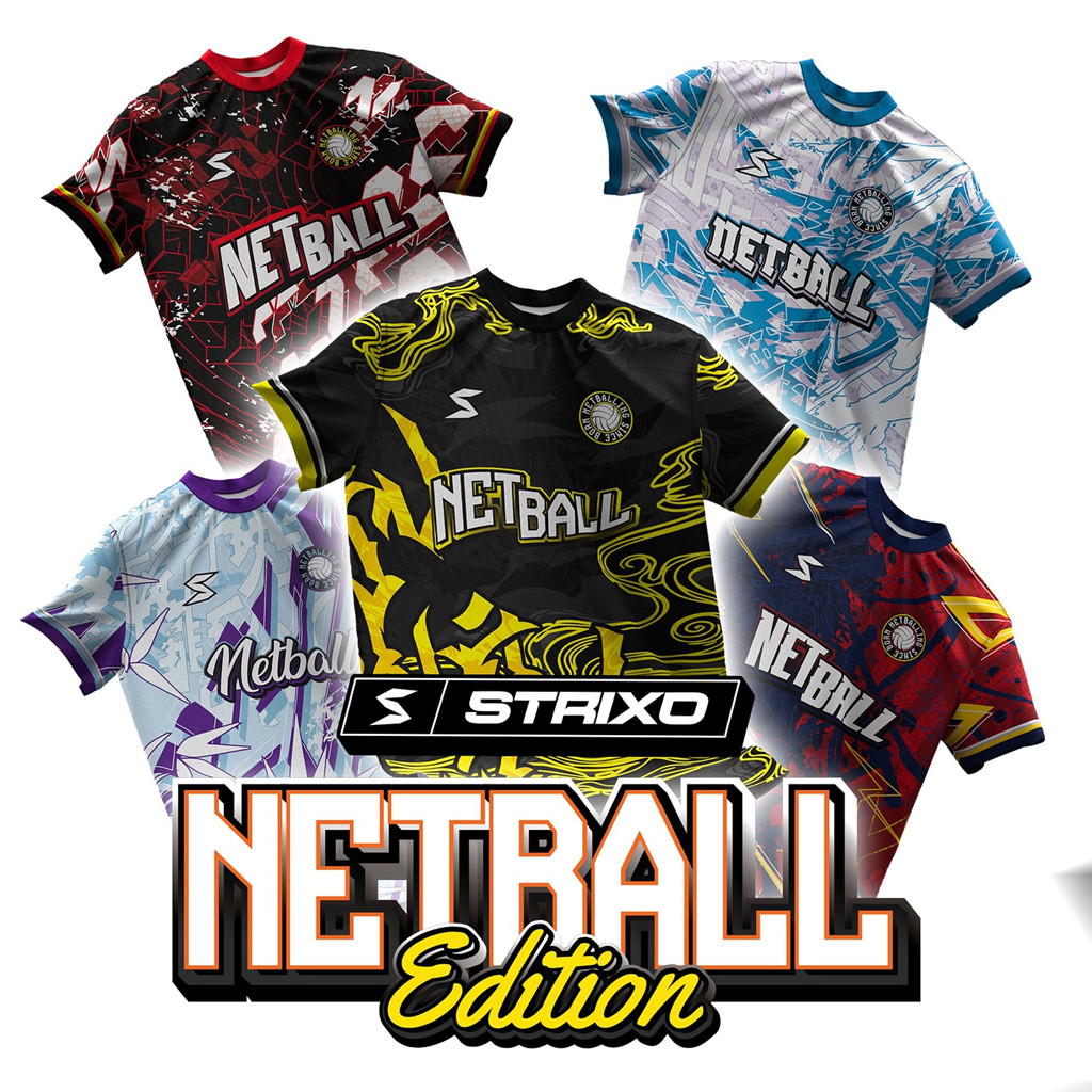 Baju NETBALL Edition Jersey Design 2024 T Shirt Murah Netball Jersi ...