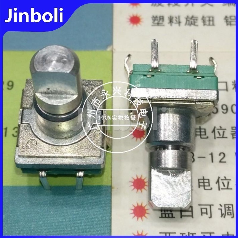 3pcs 360 Degree Rotary Encoder Ec11 5 Pin Half Shaft Length 12 5mm With