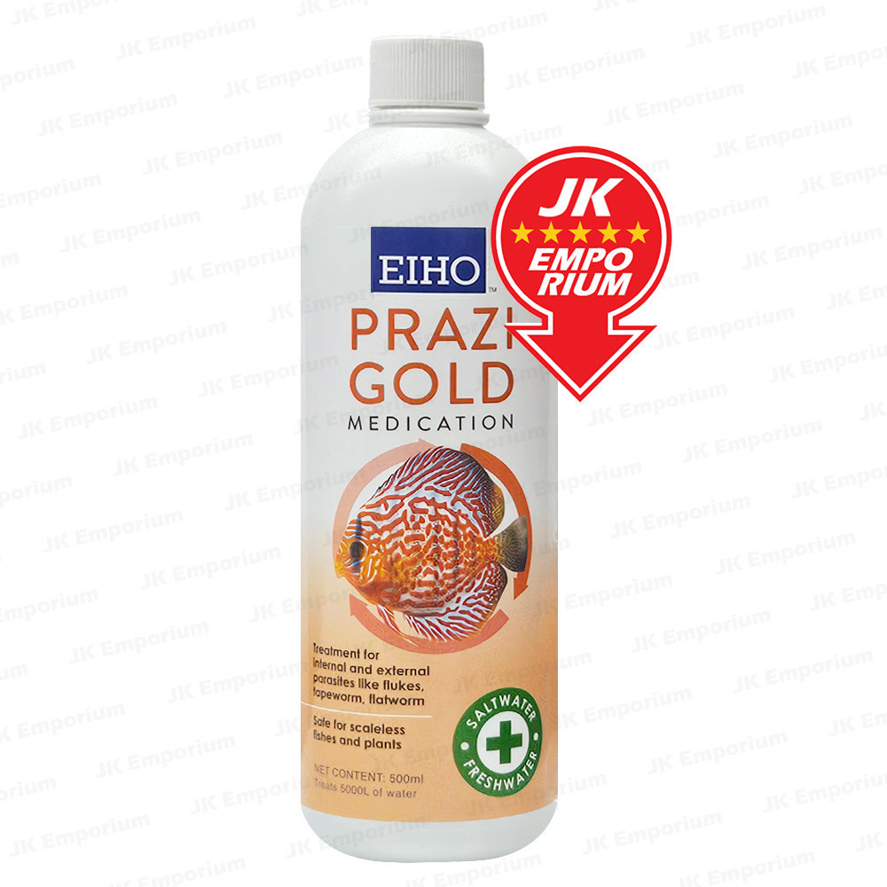 Eiho Prazi Gold Medication Internal & External Parasite Flukes Tapeworm ...