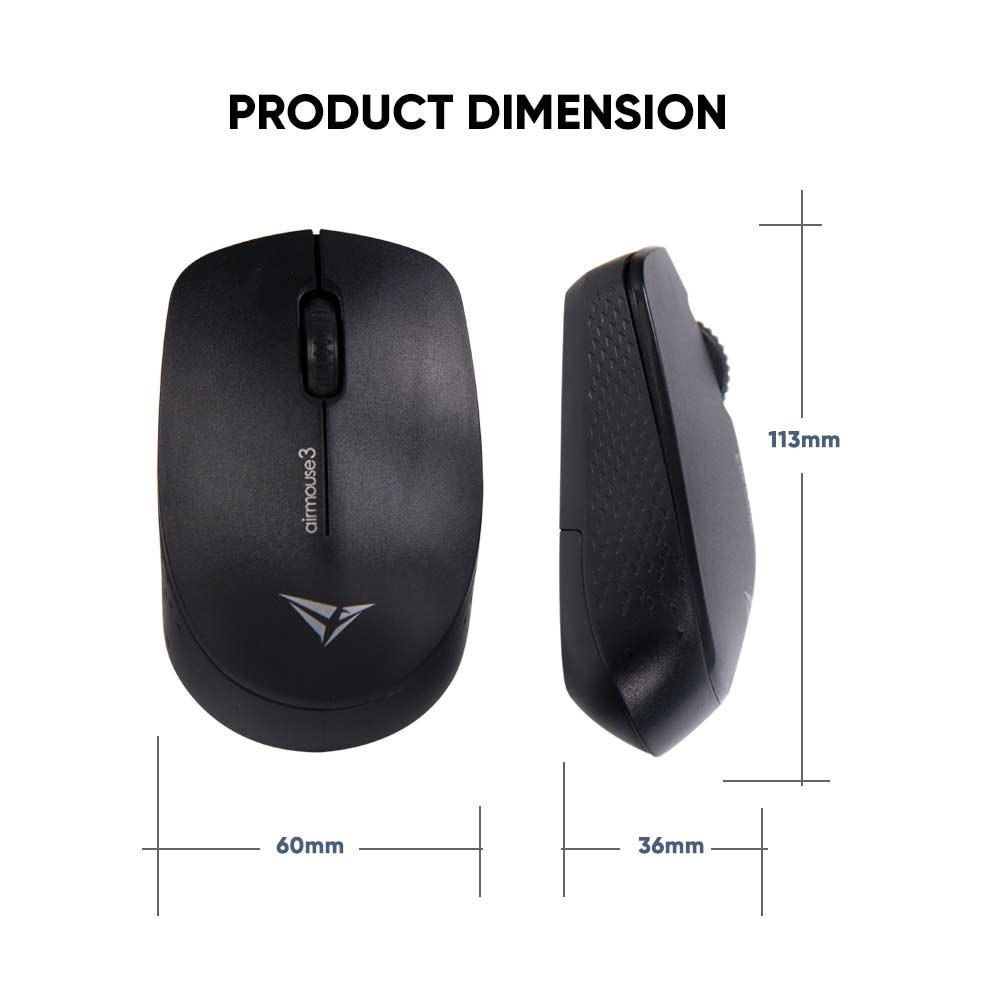 Clearance | Alcatroz AirMouse 3 Wireless 2.4G Hi Definition Optical ...
