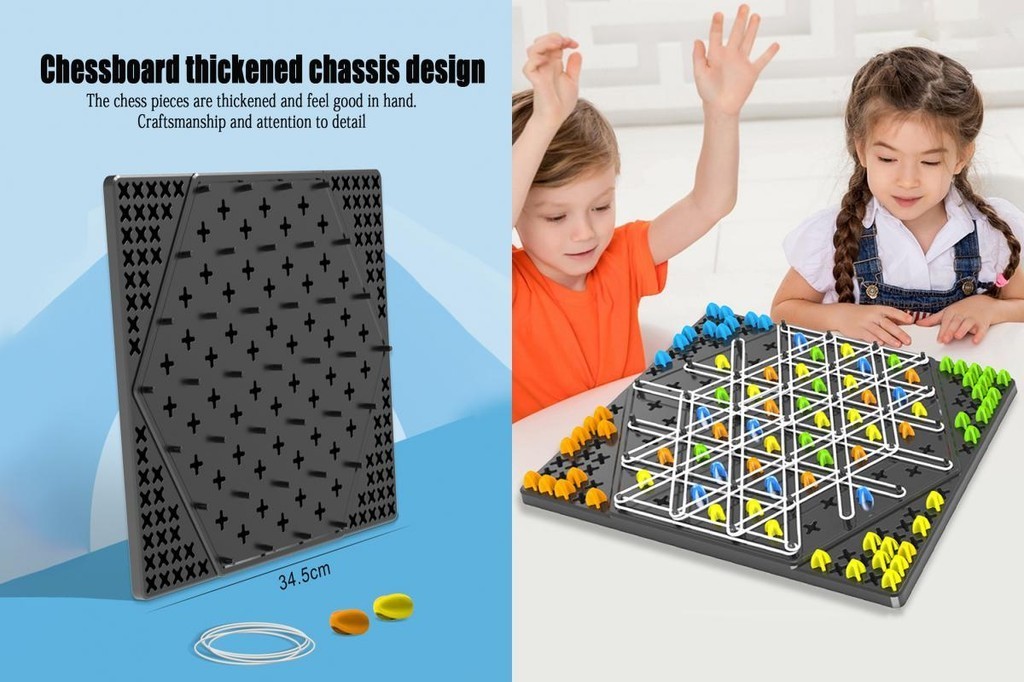 Triangle Pegboard Game Triangle Board Game Geometry Chess Board Game ...
