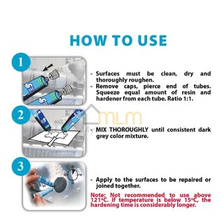 HARDEX HE-5 5 Minutes Metalweld Epoxy Compound 56.8G HE-205 5 Minutes ...