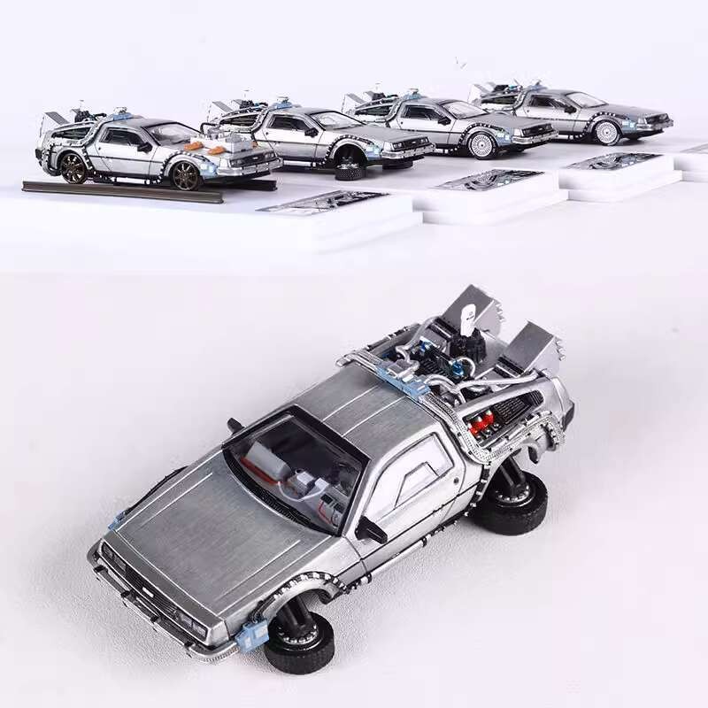 Mj 1: 64 Back to the Future Time Machine Delorean DMC-12 Simulation ...