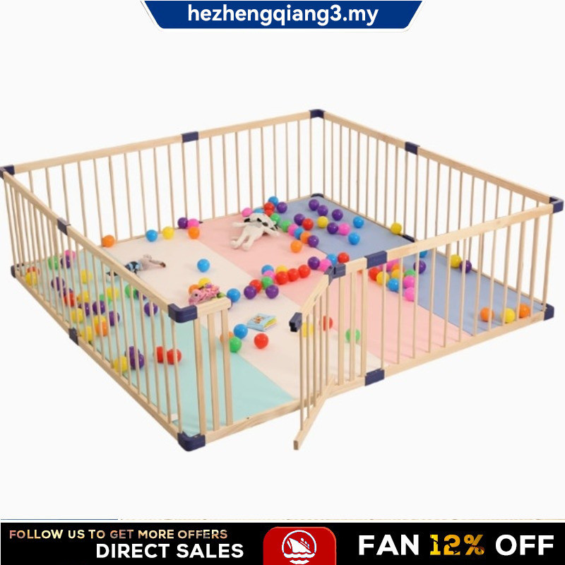 Indoor Baby Playpen Foldable Playpen Baby Crawling And Walking ...