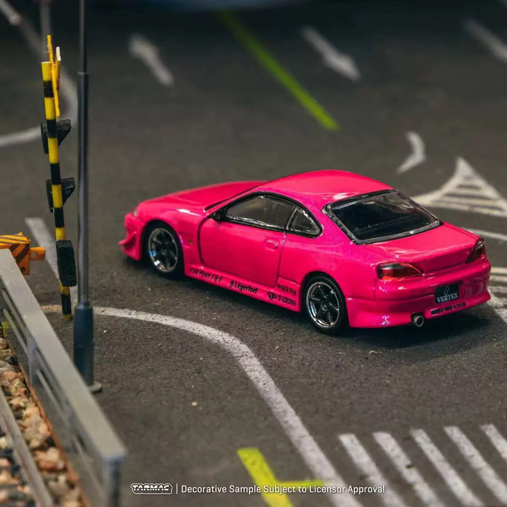 Tarmac Works-TW 1/64 VERTEX Nissan Silvia S15 Pink Diecast car Car ...