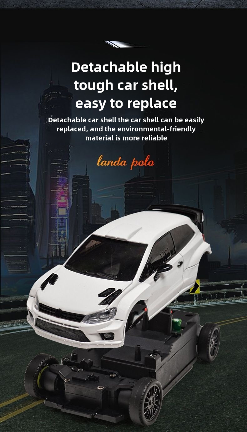 LDR/C 1/28 RTR 4WD RC Drift Car Servo Steering Full Proportional ...