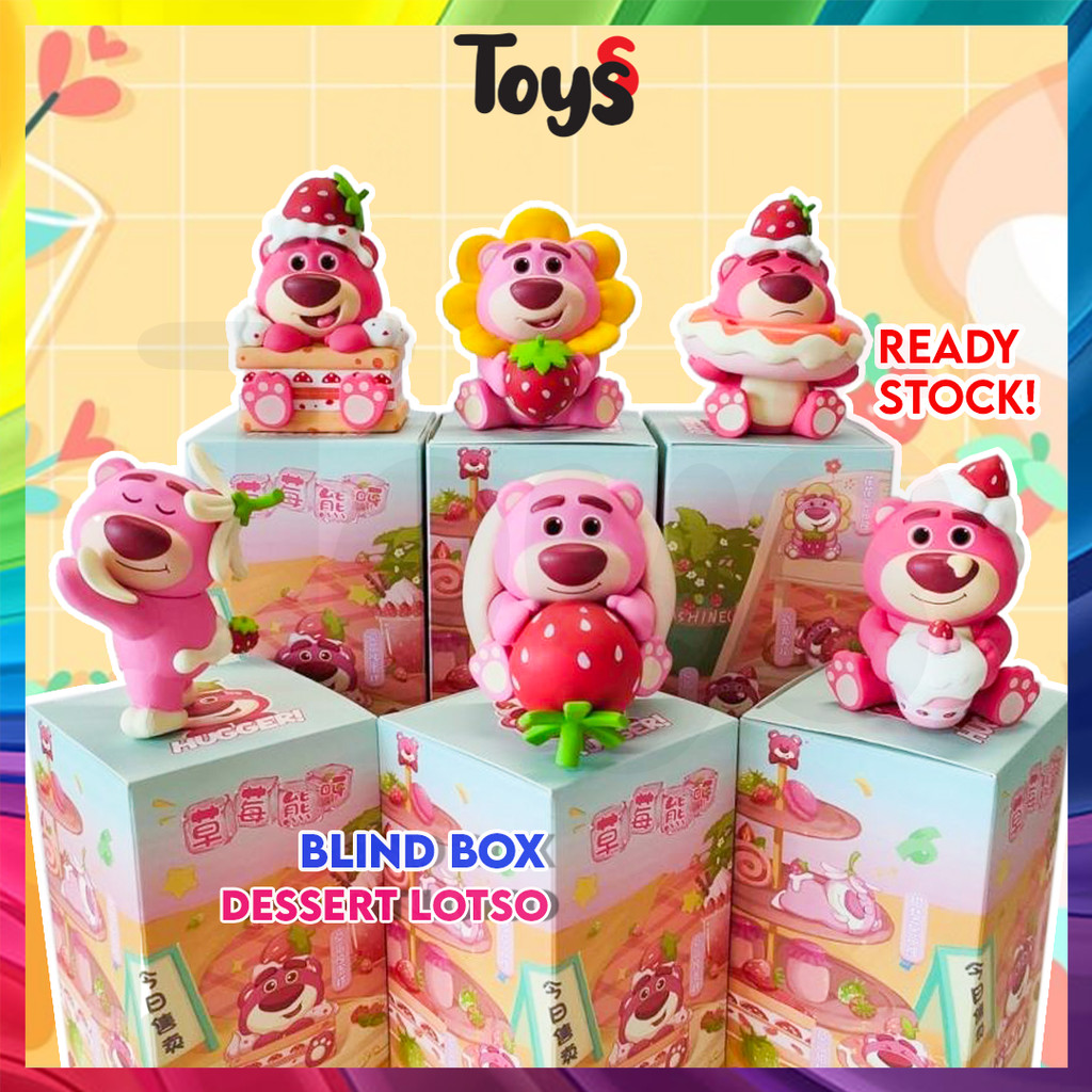 ⚡Toyss Lotso Dessert Blind Box Doll Toy Story Blind Box Lotso Bear ...