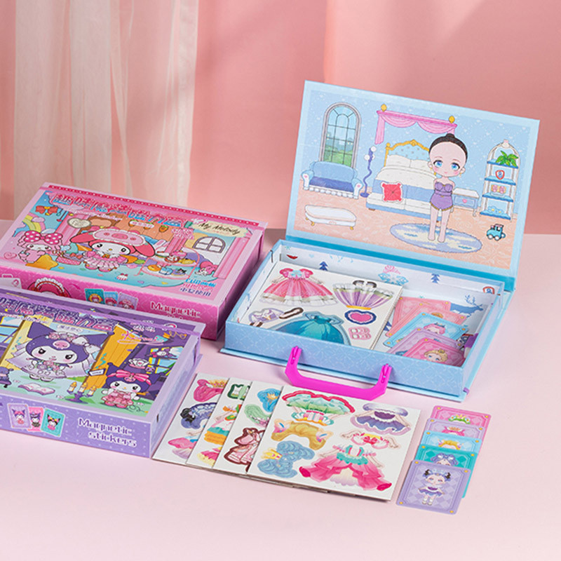 Portable Magnetic Quiet Book Set with Storage Case Interactive DIY ...