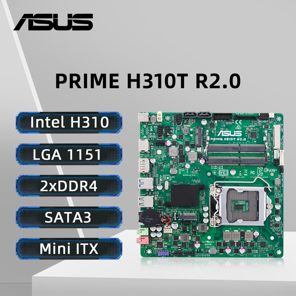 Computer Accessories ASUS H310 Motherboard PRIME H310T R2.0 LGA1151 ...