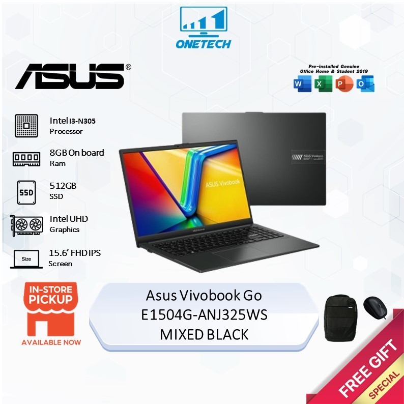 Asus Vivobook Go 15 E1504G-ANJ325WS/ANJ327WSM Notebook **I3-N305**(8GB ...