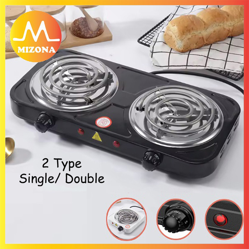Mizona Cooking Single/Double Normal Electric Iron Stove Burner Kitchen ...