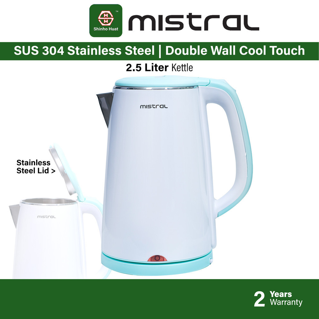 Mistral 2.5 Liter Cool Touch Electric Water Kettle MEK855 | Shopee Malaysia