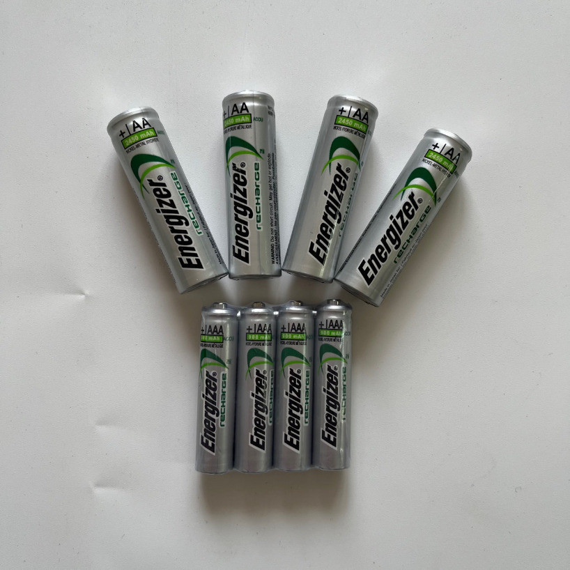 4-8PCS Energizer AA/AAA Rechargeable Battery 900mAh 2450mAh with ...