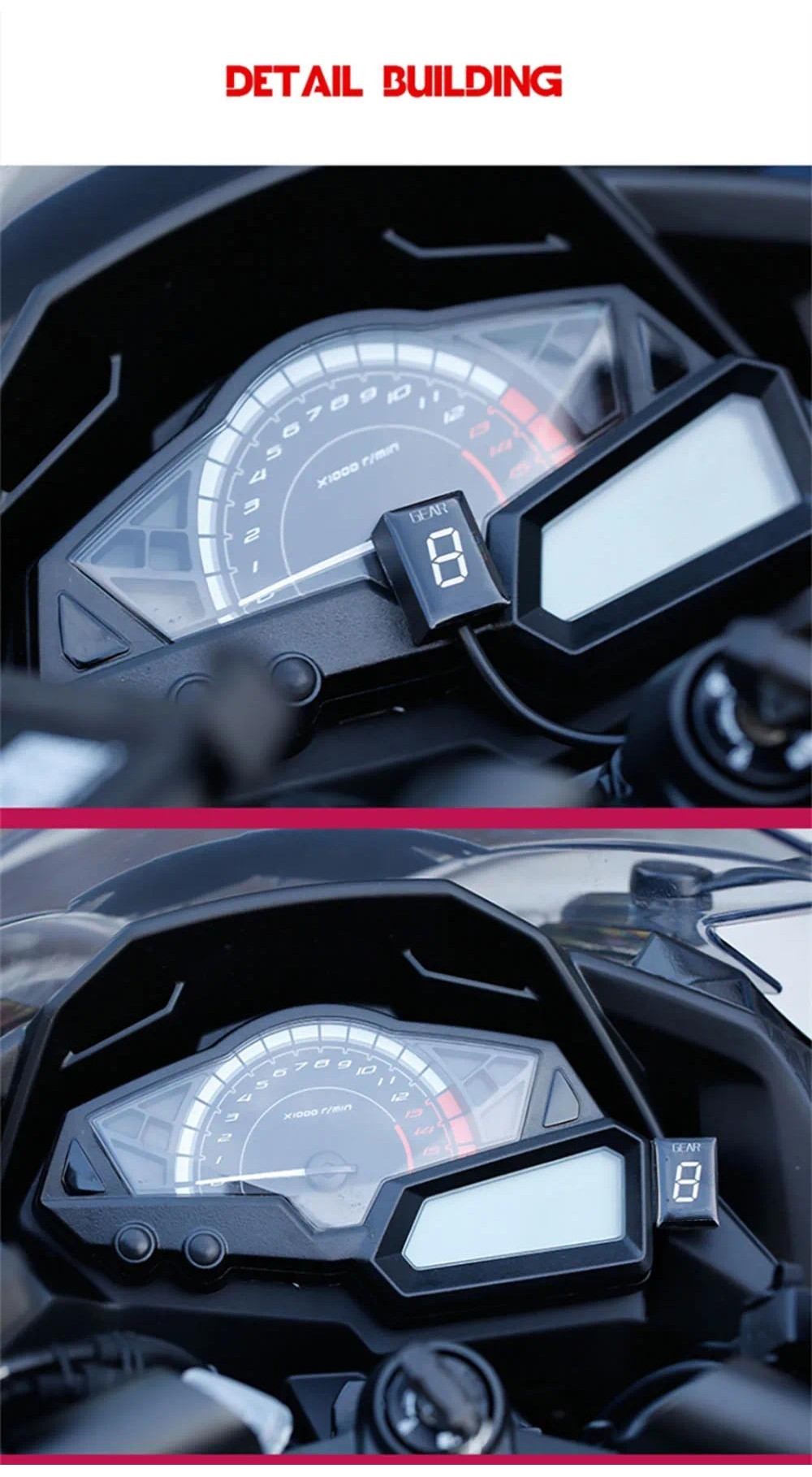 Gear Indicator For Kawasaki ER6N ER-6N ER-6F ER6F Versys 650 KLE650 ...