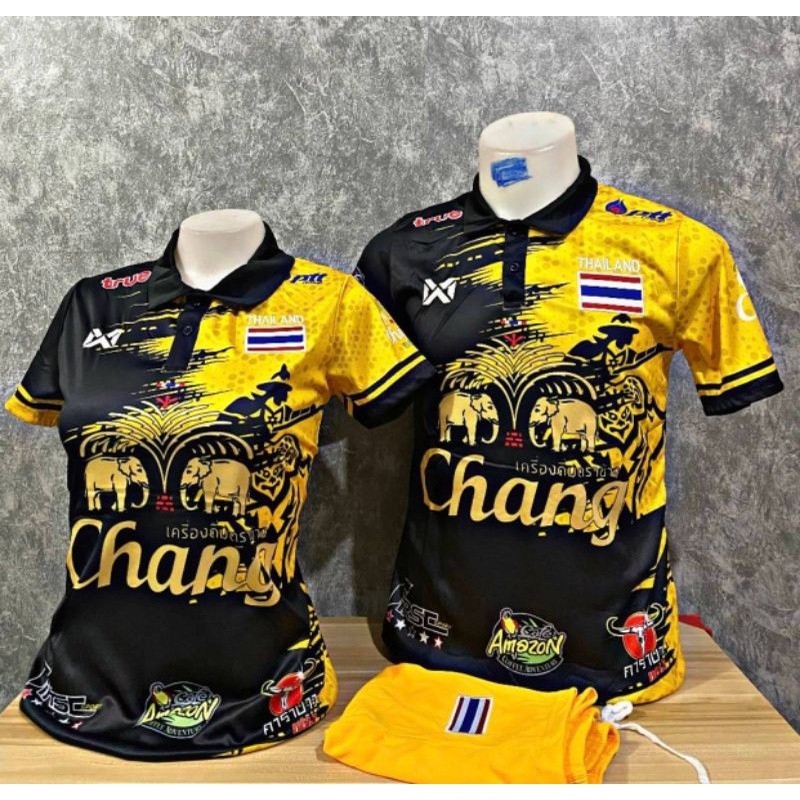 Original Product 【Ready Stock】Thailand Chang Jersey With Thailand Logo ...