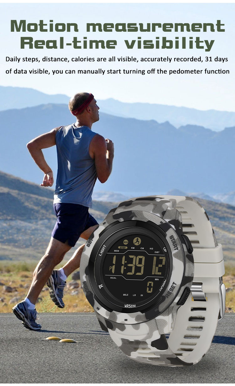 Sanda Multi functional Calorie Mileage Outdoor Waterproof Sports Men's ...
