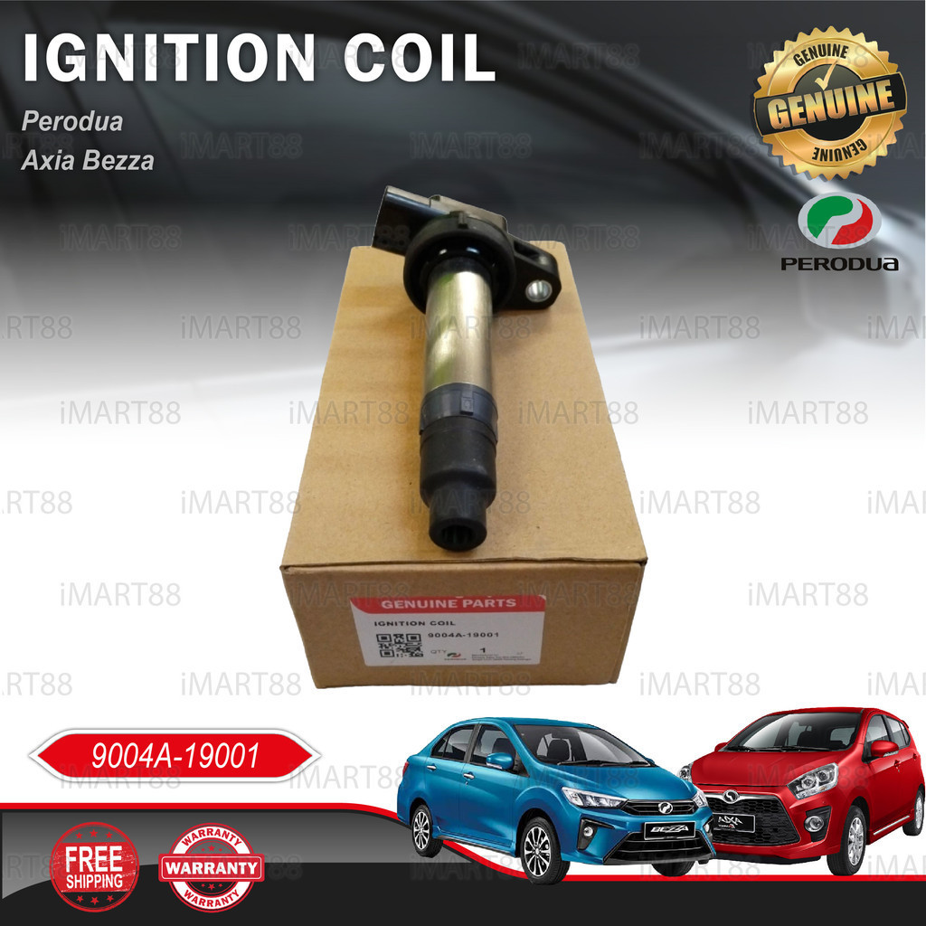Original plug coil Perodua Axia , Perodua Bezza 1.0 IGNITION COIL 9004A ...
