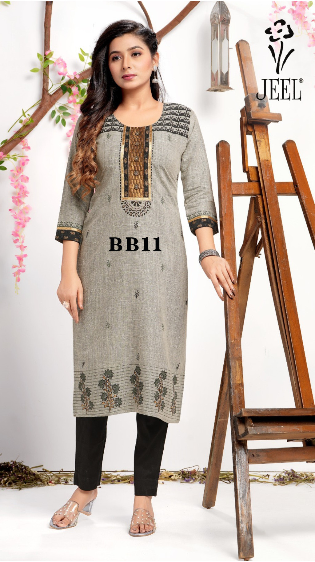 JEEL Classic Kurtis for Casual and Office Wear Tops Only BB Series ...