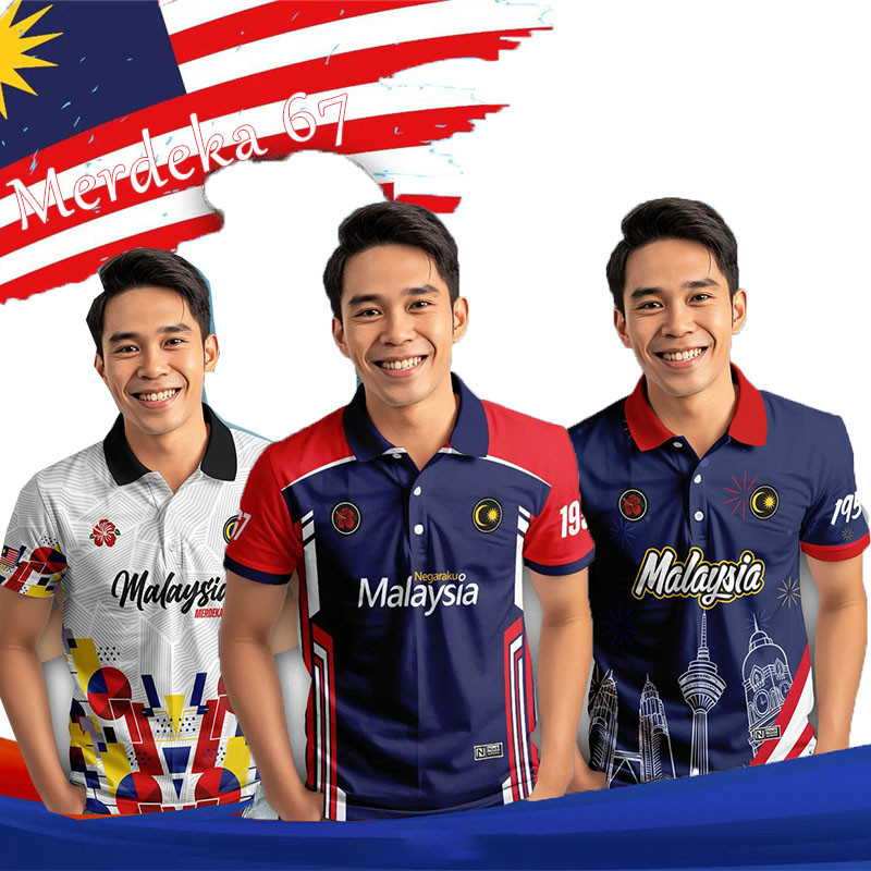 Merdeka 67 Tahun 2024 Sublimation Tshirt | Baju Merdeka 2024 MERDEKA ...