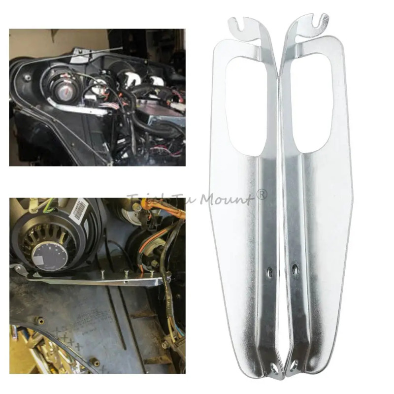 Motorcycle Inner Fairing Speaker Support Brackets For Harley Touring ...