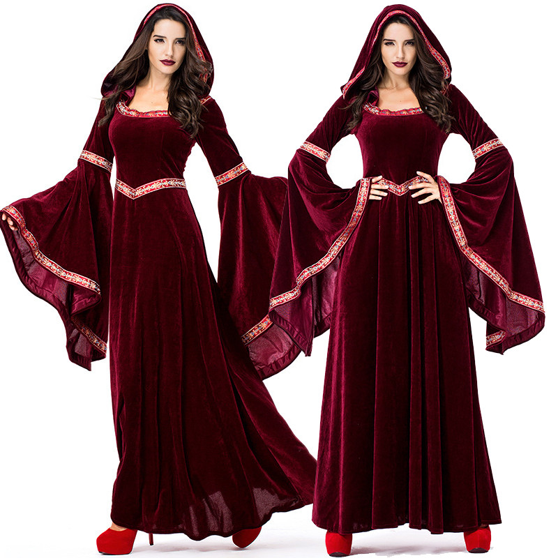 MYLITTLELASS Medieval Renaissance Gothic Retro Women Vintage Costume ...