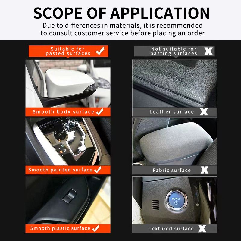 Forged Carbon Moto Car Sticker Color Change Waterproof Vinyl Wrap Film ...